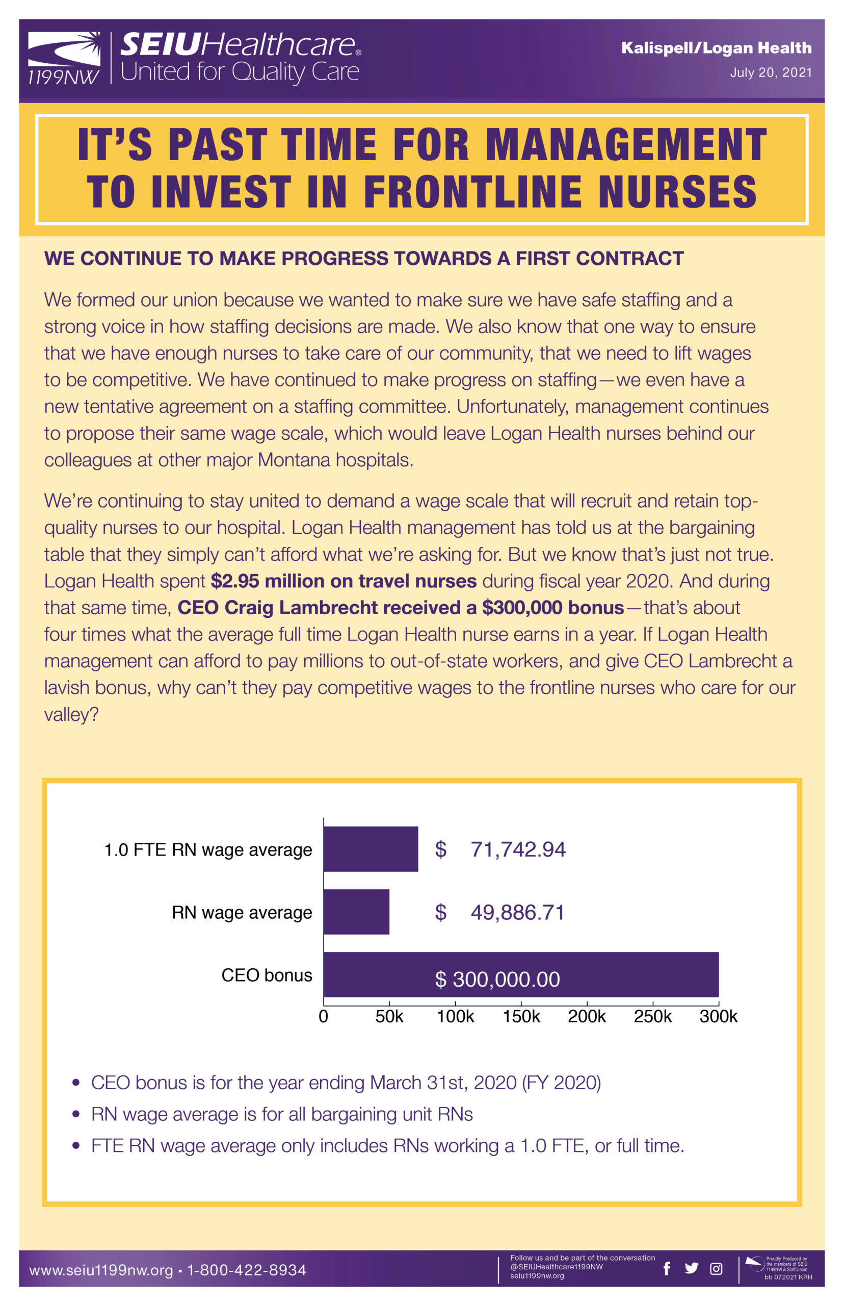 It’s past time for management to invest in frontline nurses - SEIU ...