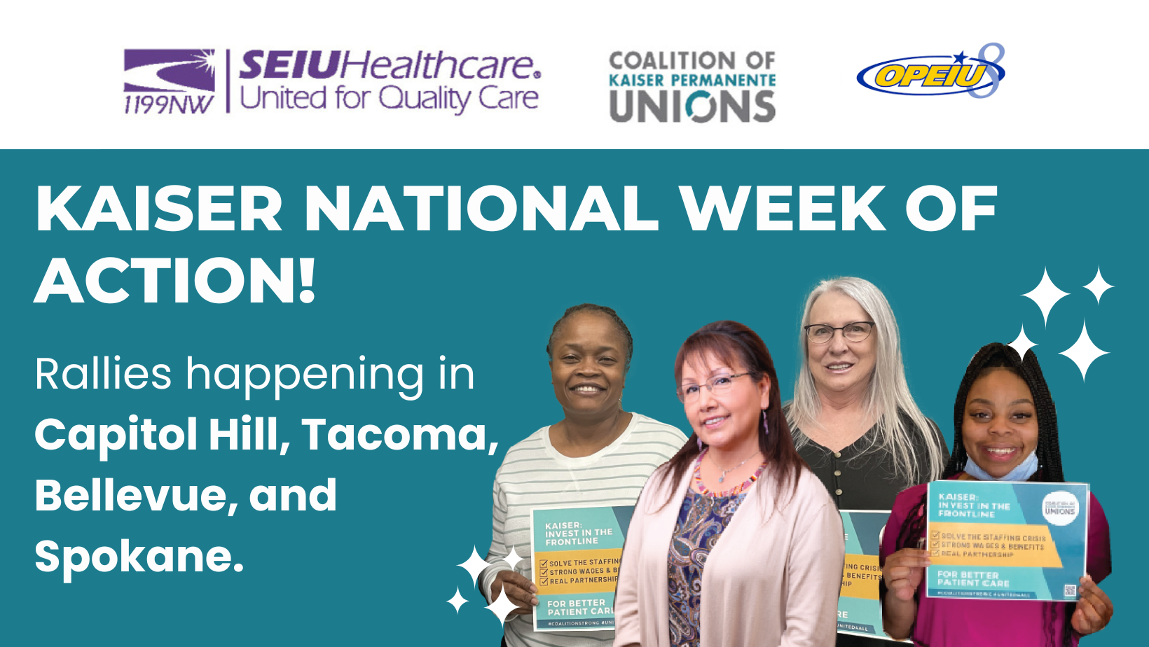 Join a Rally for Kaiser's National Week of Action! - SEIU Healthcare 1199NW