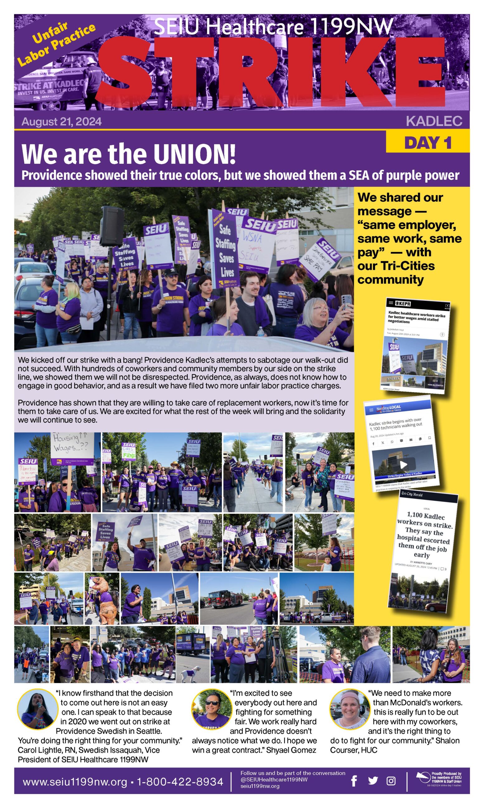 Kadlec Archives - SEIU Healthcare 1199NW