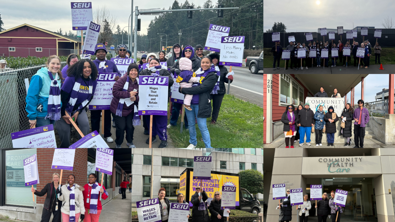 Healthcare Clinic Workers at Community Health Care Showed Our Unity at ...